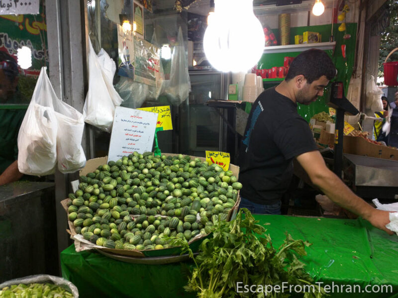 Tajrish Bazaar in North Tehran - Escape from Tehran