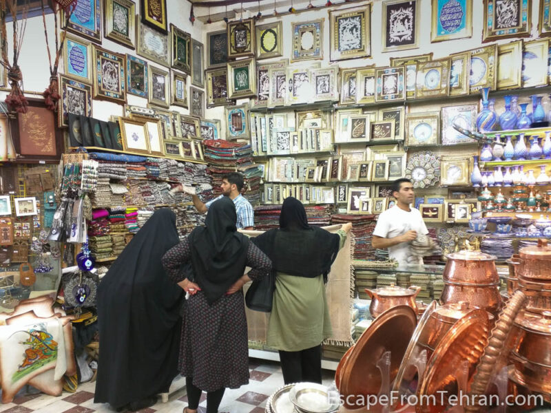 Tajrish Bazaar in North Tehran - Escape from Tehran